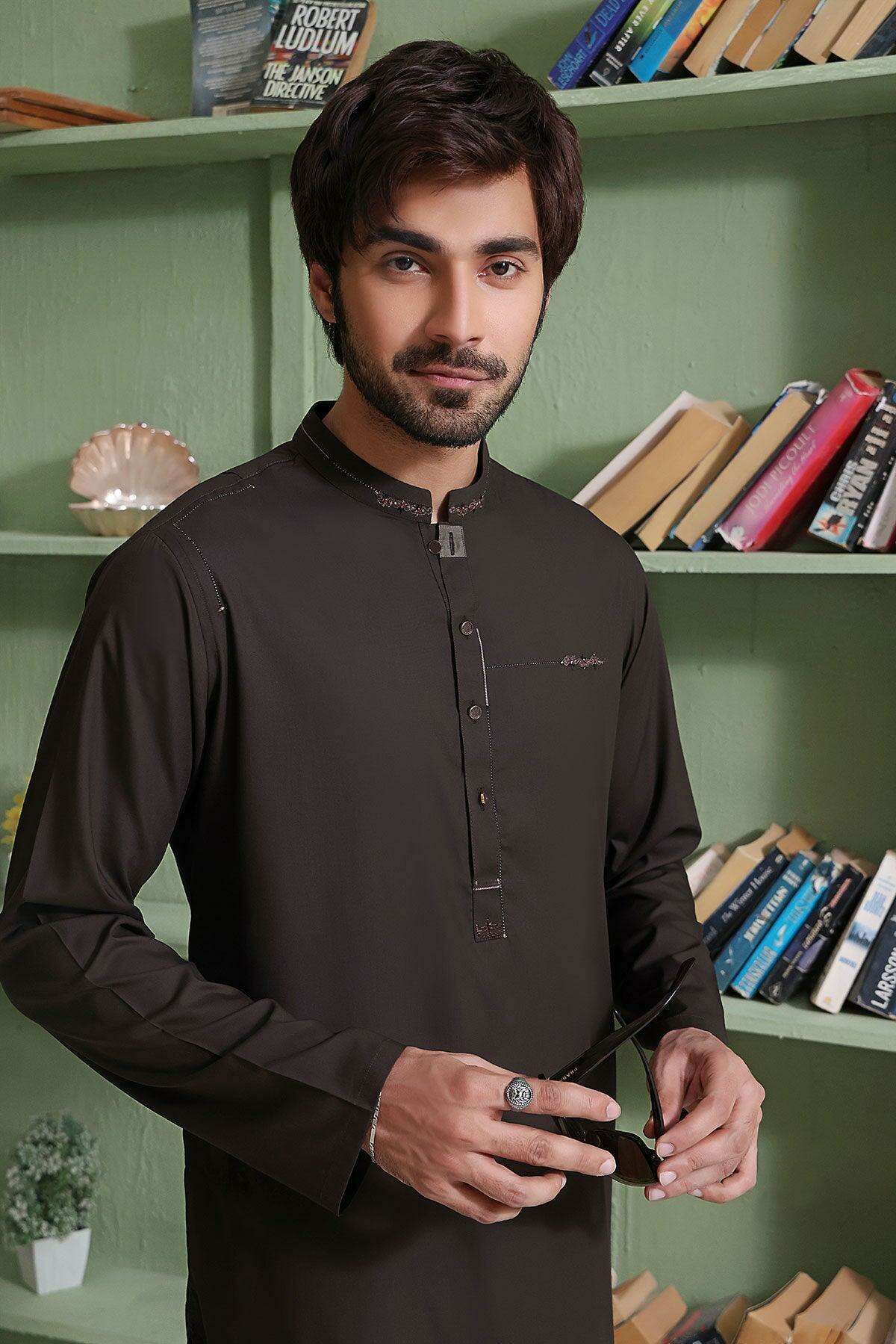 Dune Brown Blended Suit – Maniyas